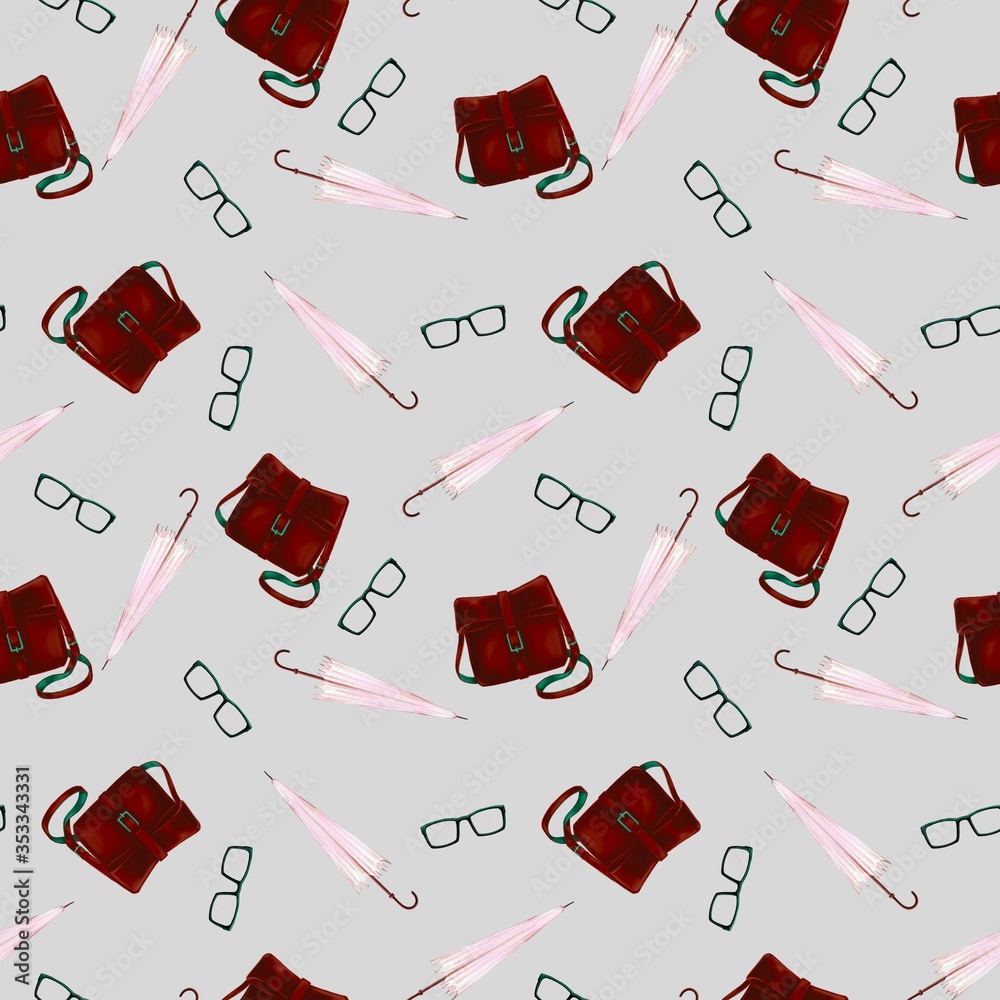 seamless fashion background. Design for textile, fabric, wallpaper ...