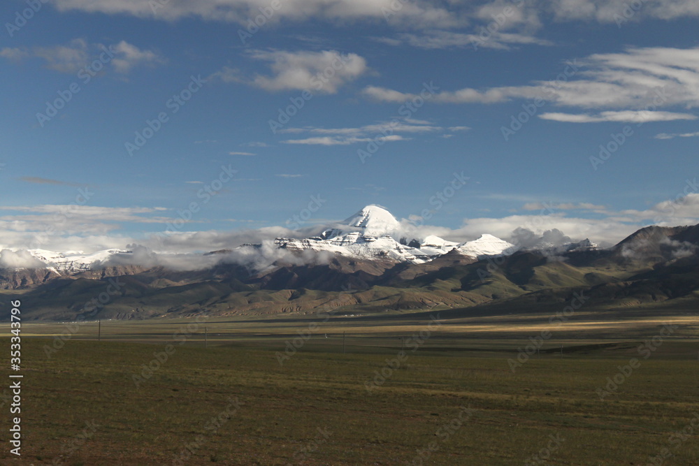 Mount Kailash heiliger Berg Tibets Stock Photo | Adobe Stock