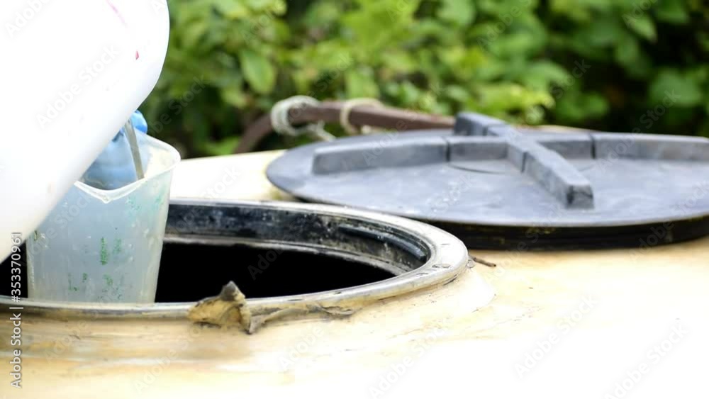 Spray pesticides, pesticide on fruit lemon in growing agricultural ...