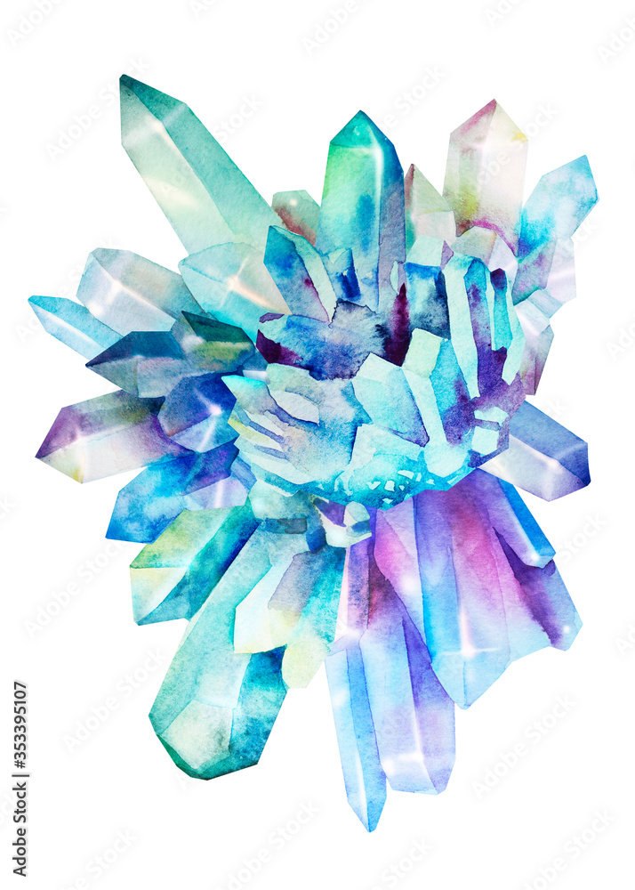 crystal Stock Illustration | Adobe Stock