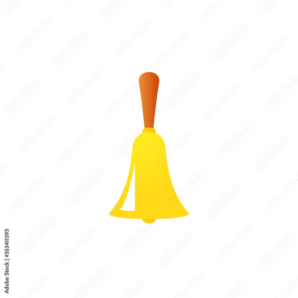 Choir bell icon. Clipart image isolated on white background Stock ...