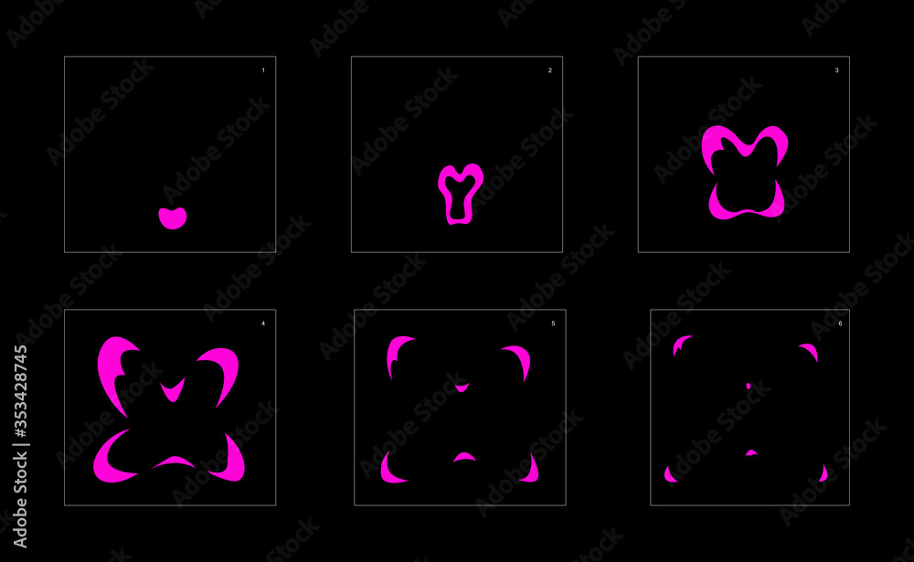 Poison explosion effect. Explosion Animation effect. Animation Sprite ...