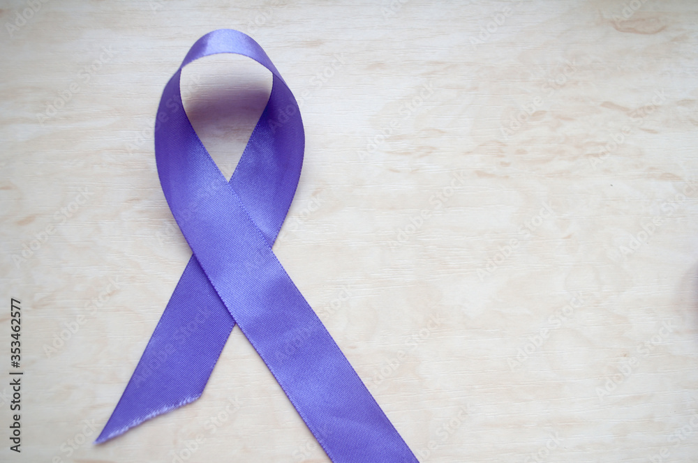purple awareness ribbon. World Lupus Day. Autoimmune disease. World ...