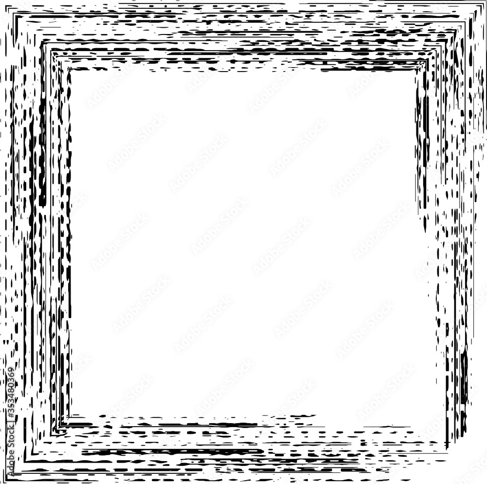 Scratched Frame. Grunge Urban Background Texture Vector. Dust Overlay ...