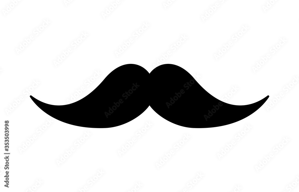 Funny Moustache Cartoon