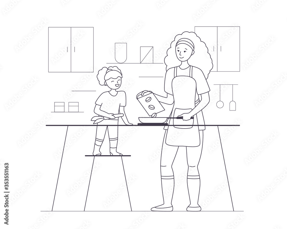 Classroom Clipart Outline Cooked