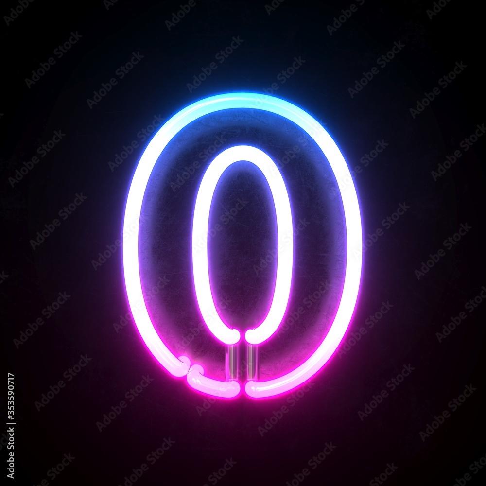 Pink Number 0