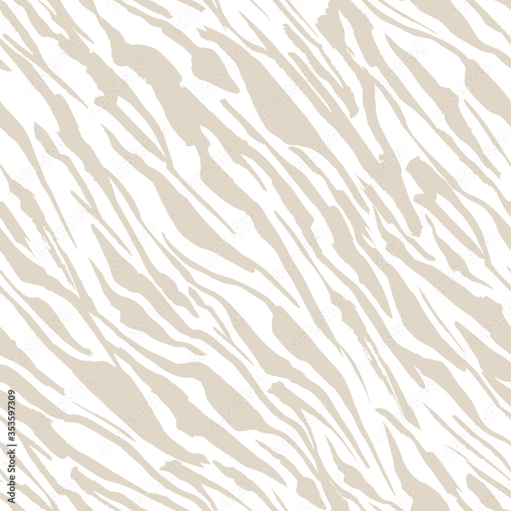 Abstract Safari pattern, modern zebra seamless print, vector background ...