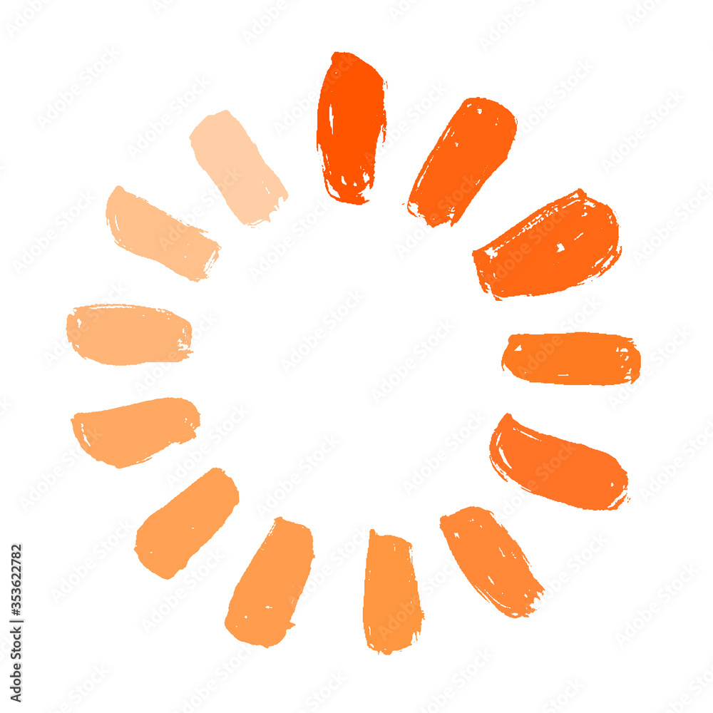 Download sign. Load icon. Load system. Data load. Loading bar. Froze ...