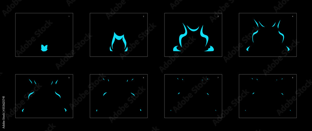 Water explosion effect. Explosion Animation effect. Animation Sprite ...