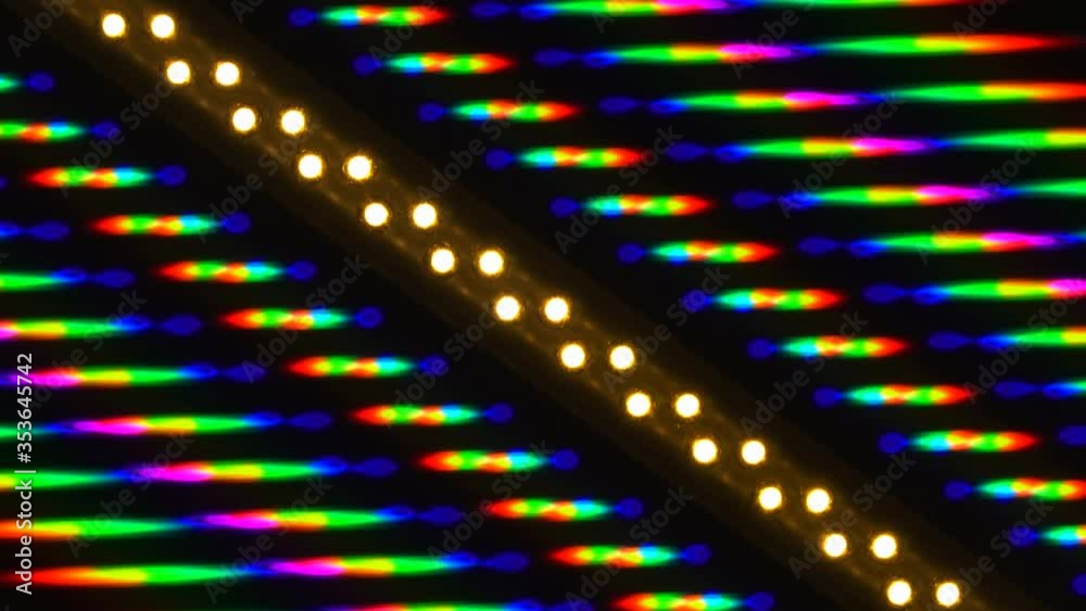 Beautiful bright and multi-color image of light diffraction from a ...