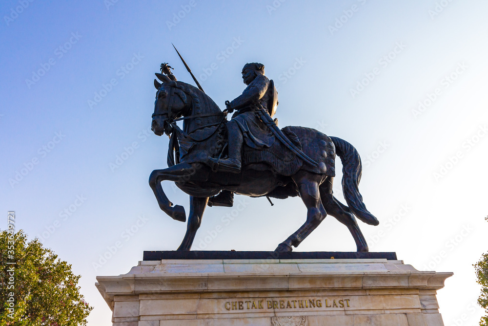 Maharana Pratap Memorial situated in Udaipur, Rajasthan, India is a ...