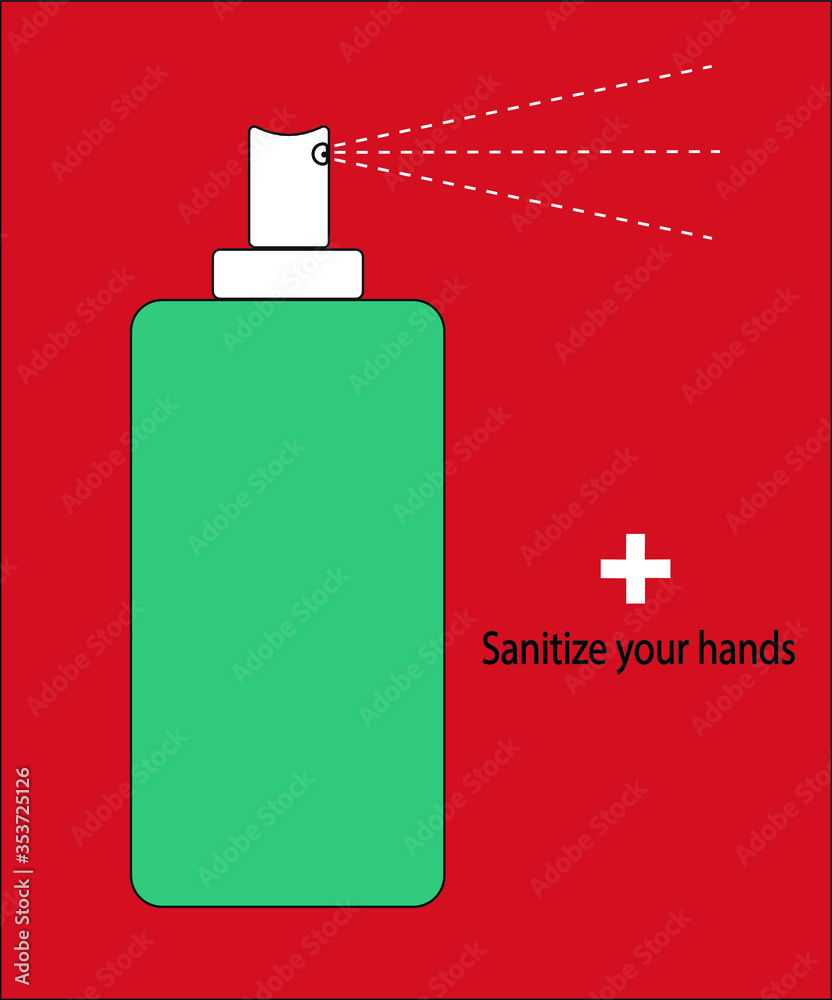 Use hand sanitizer here sign and symbol. Hand sanitized, wash hand ...