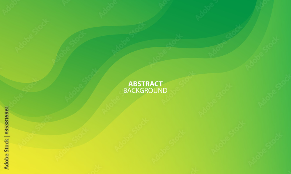 Liquid color background design. Green elements with fluid gradient ...