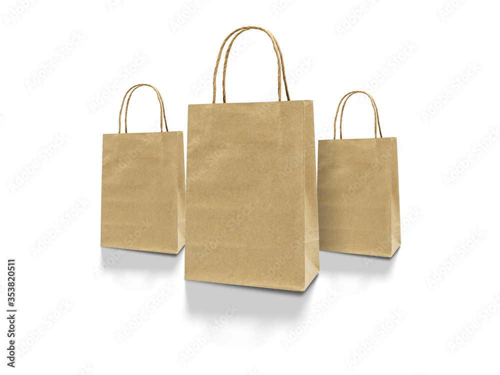 Paper Bag Photo Mockup Design Stock Illustration | Adobe Stock