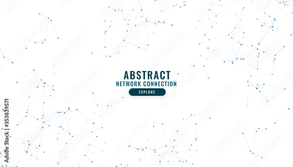 low poly digital network lines connecting mesh background Stock Vector ...