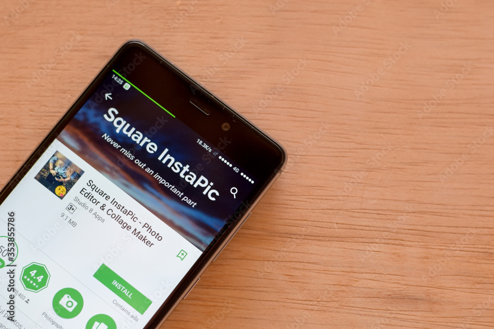 BEKASI, WEST JAVA, INDONESIA. MAY 30, 2020 : Square InstaPic - Photo ...