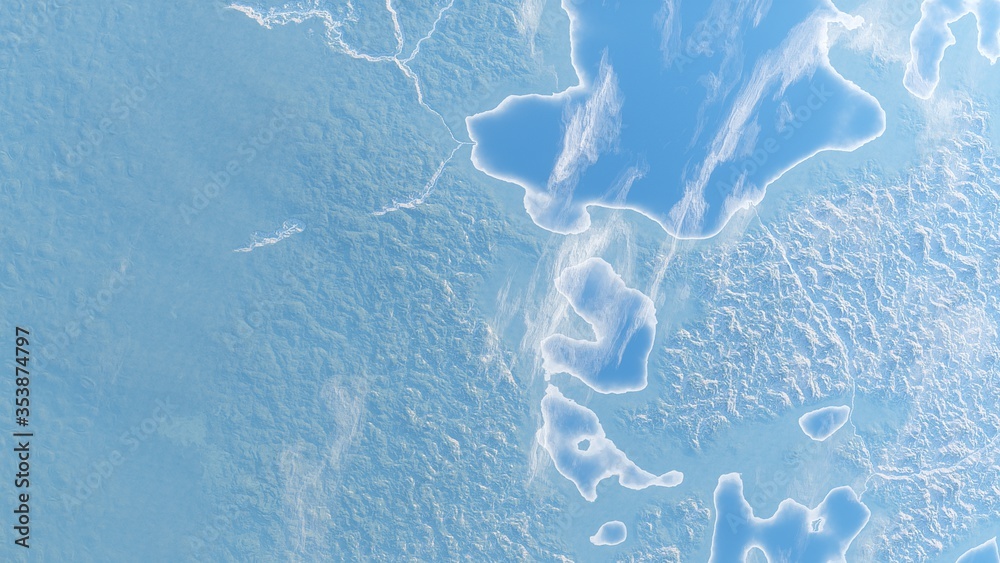 Abstract aerial landscape, texture of a distant planet, texture of an ...