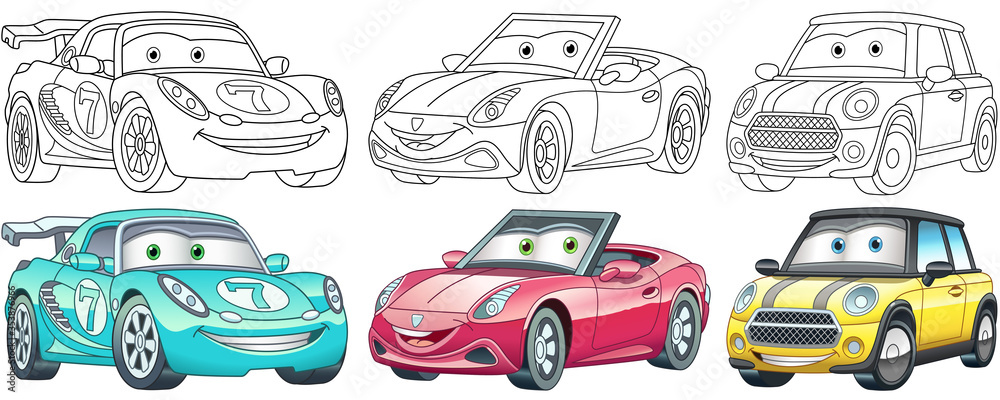 Disney Cars Characters Coloring Pages