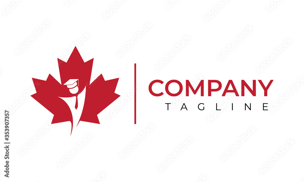 Canada Education Logo Stock Vector | Adobe Stock