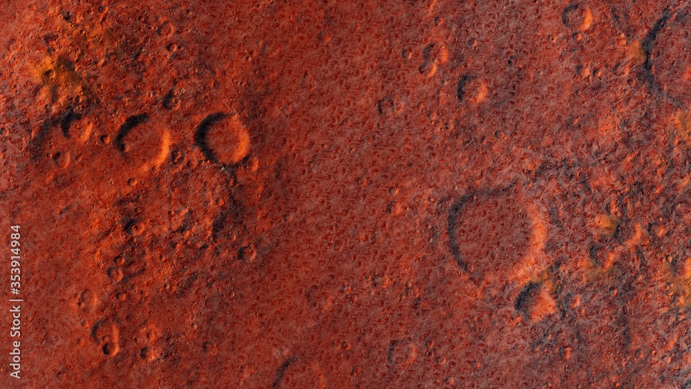 Abstract aerial landscape, texture of a distant planet, texture of an ...