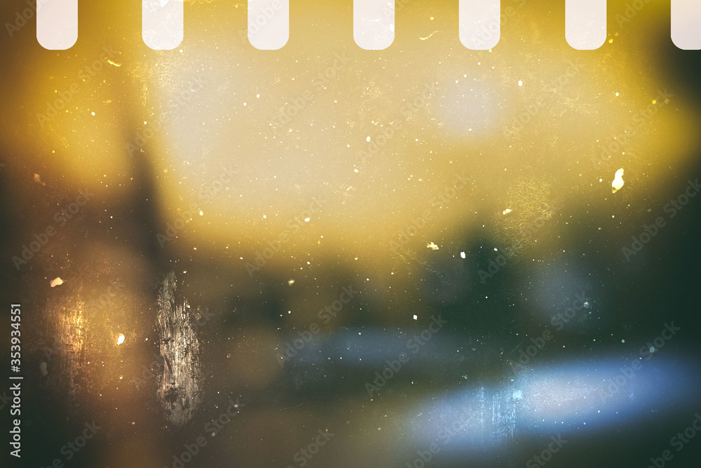 Old Film Strip Texture with Scratch and Grain Background, Suitable for ...