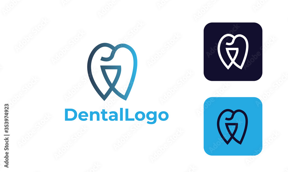 dental care logo can for dental clinic , dental health , tooth logo ...