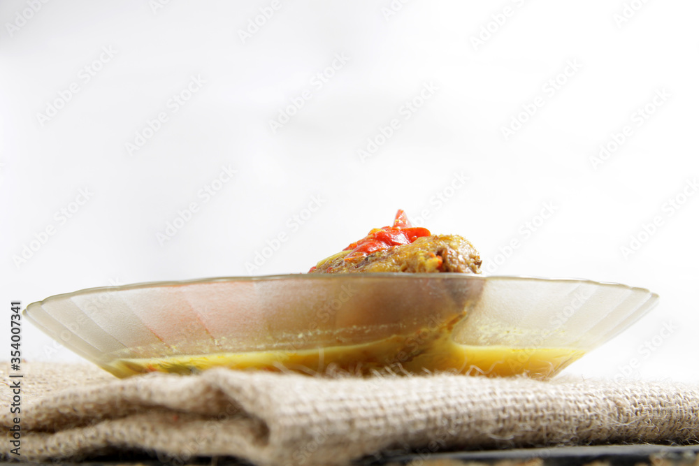 Mangut, an Indonesian food that made from fish as main inggredient ...