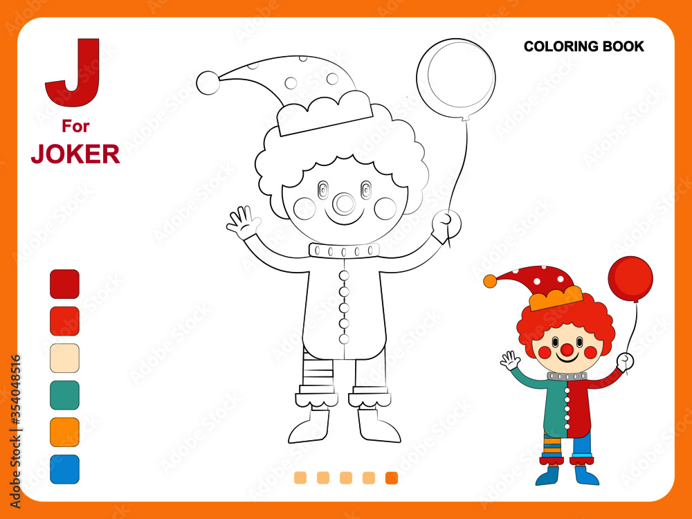 Preschool educational kids painting app game. Color painting practice ...