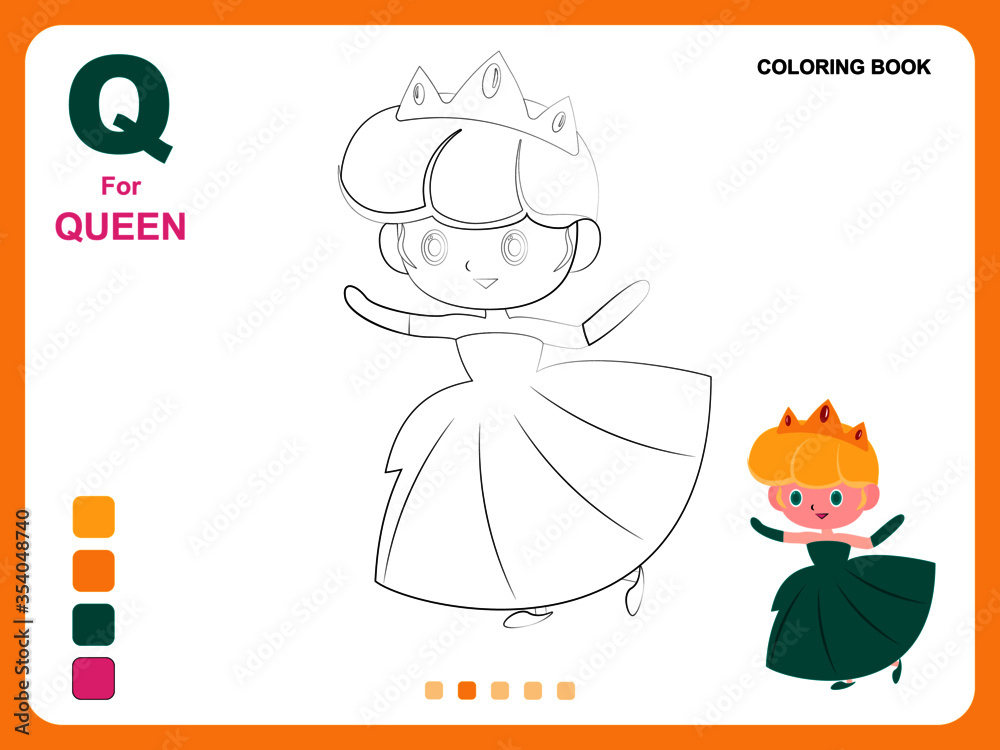 Preschool educational kids painting app game. Color painting practice ...