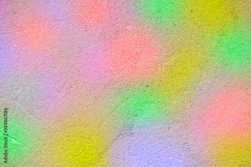 Multi-colored concrete texture with potholes and scratches closeup ...