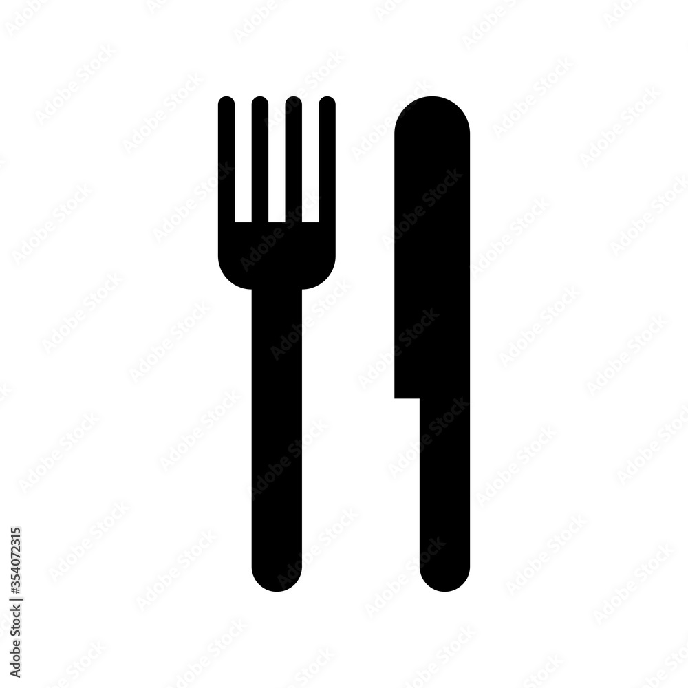 Symbol sign. Restaurant pictogram, restaurant sign Stock Illustration ...