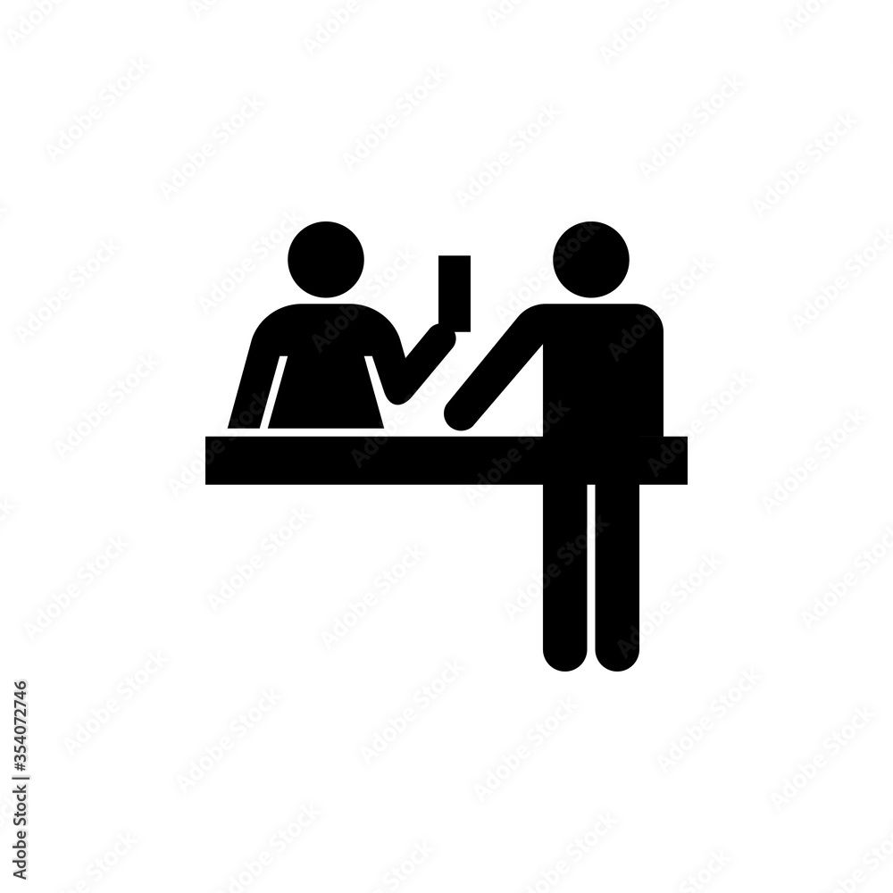 Symbol sign. Ticket purchase pictogram. Ticket purchase sign Stock ...