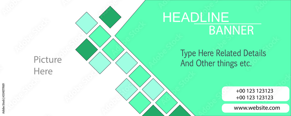 highlight color colorful web banner design template and social media ...