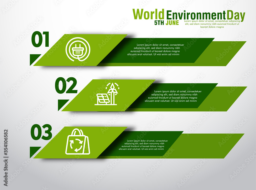World environment day concept.Green earth of eco friendly city Save the ...