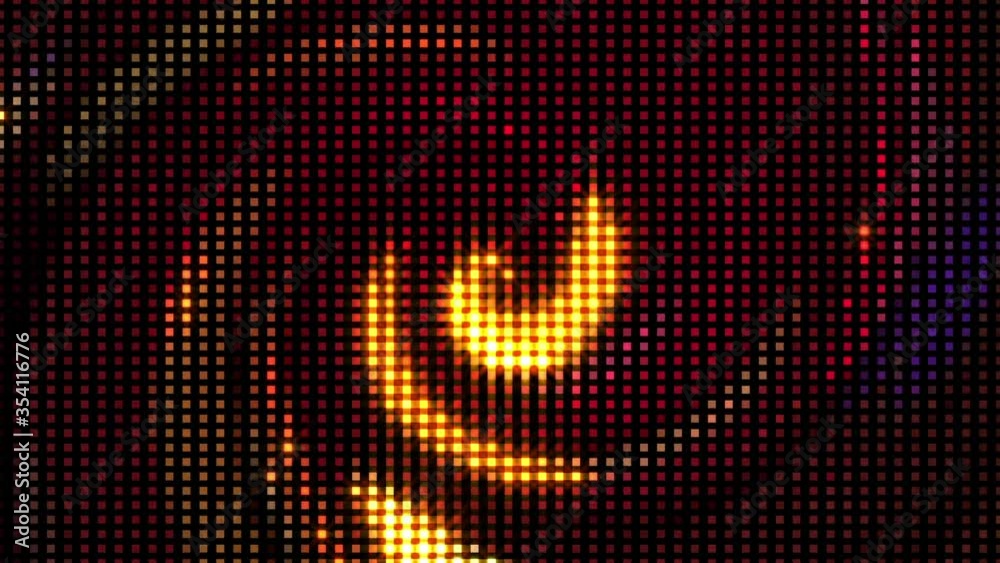Swirling led lights video wall display motion background animation ...