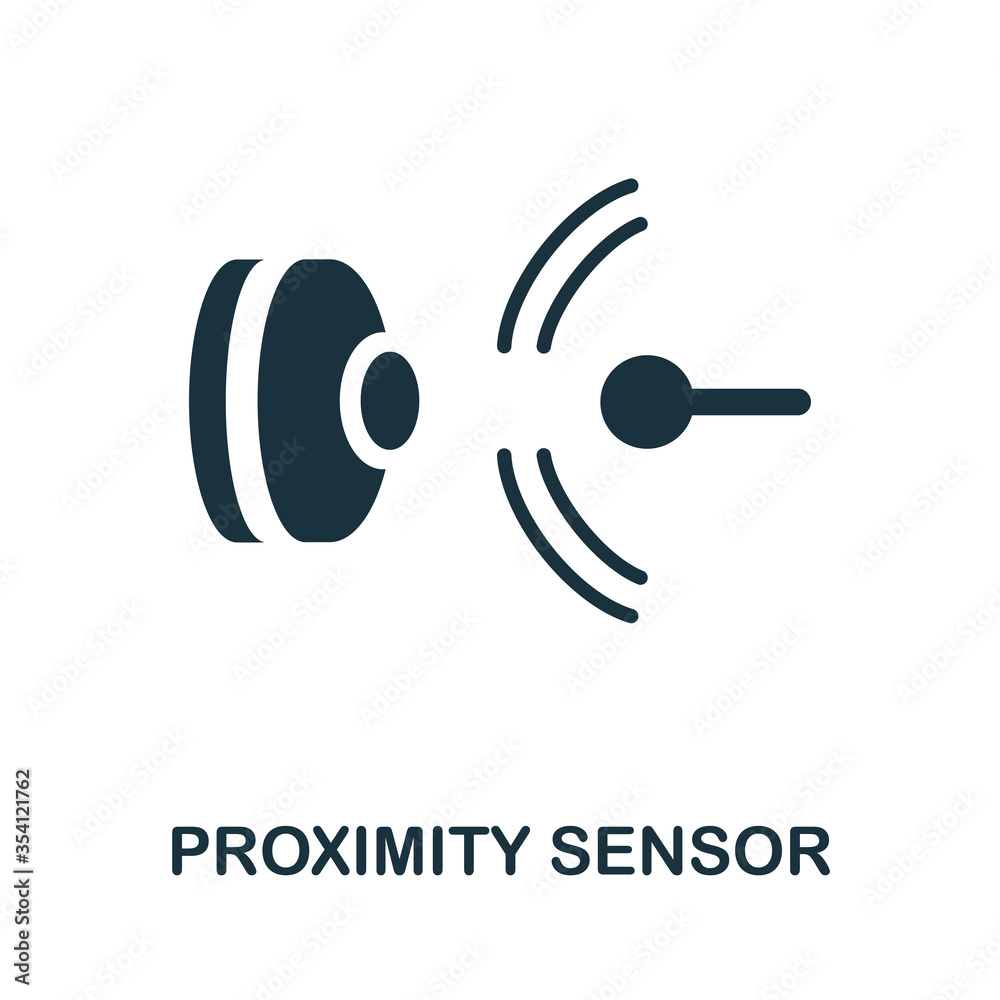 Proximity Sensor icon. Simple element from sensors icons collection ... Proximity Sensor icon. Simple element from sensors icons collection ...