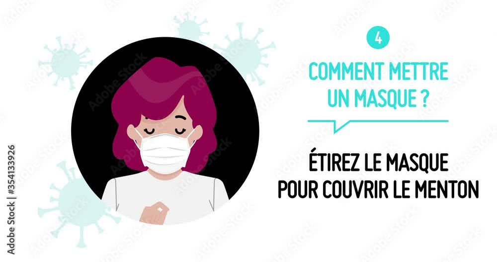 Coronavirus tips: How to wear a surgical mask properly. Comment mettre ...