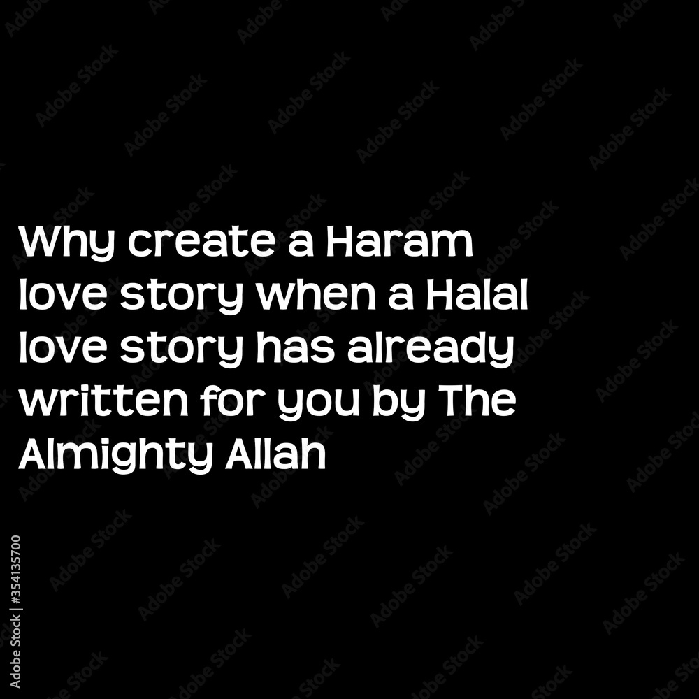 Islamic Quote For A Haram Forbidden Relationships Between Men And