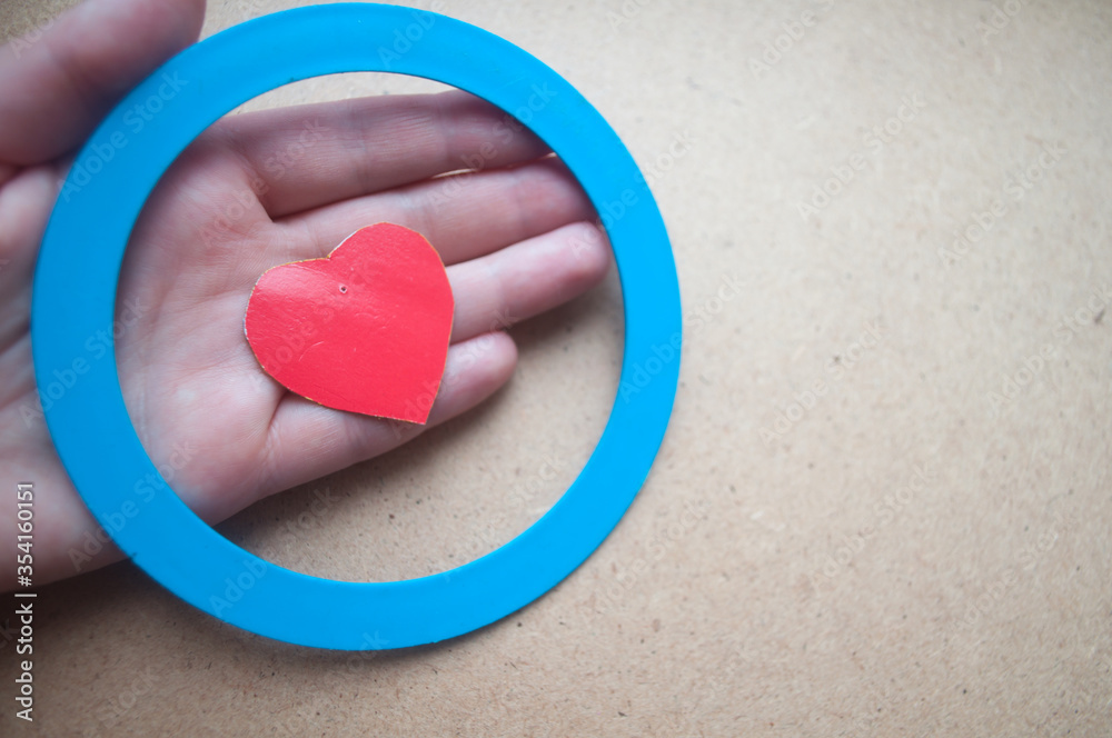 Diabetes awareness. World Diabetes Day concept with the Blue Circle ...