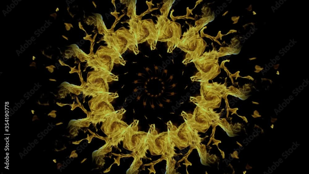 Looped seamless fire footage for your event, concert, stage design ...