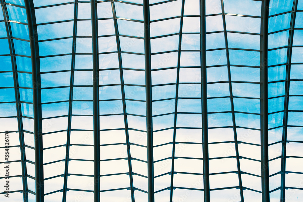 windows with modern structure, texture, architecture, modern building ...