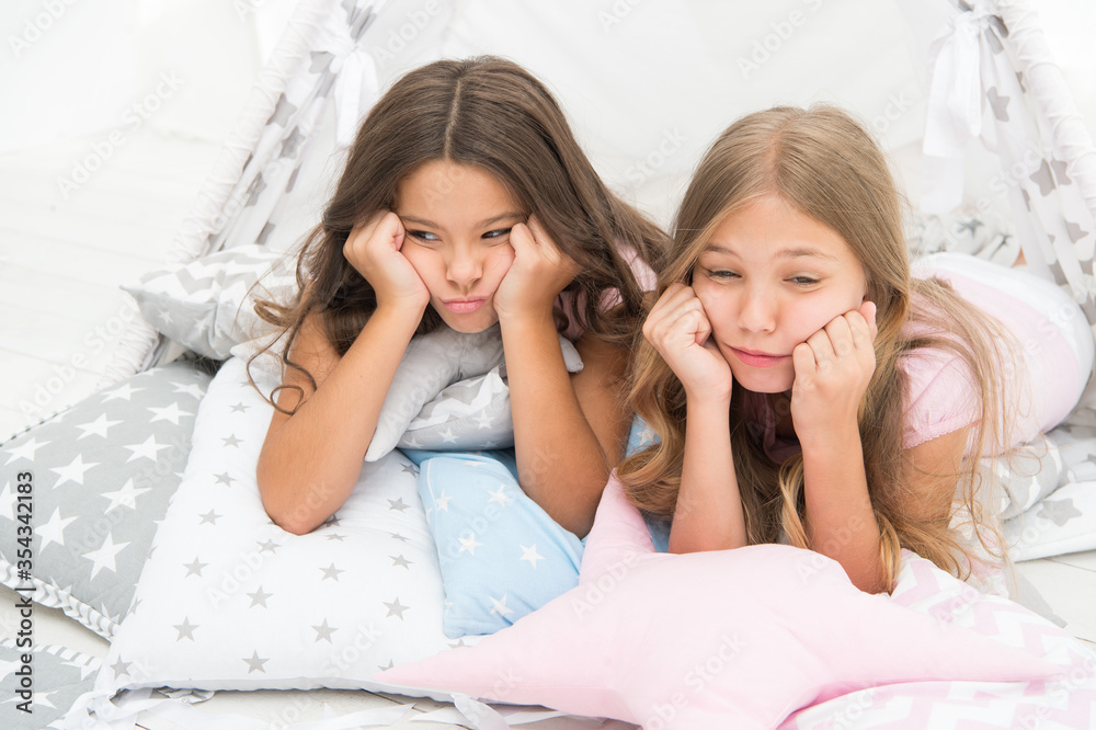 Bored Children At Home