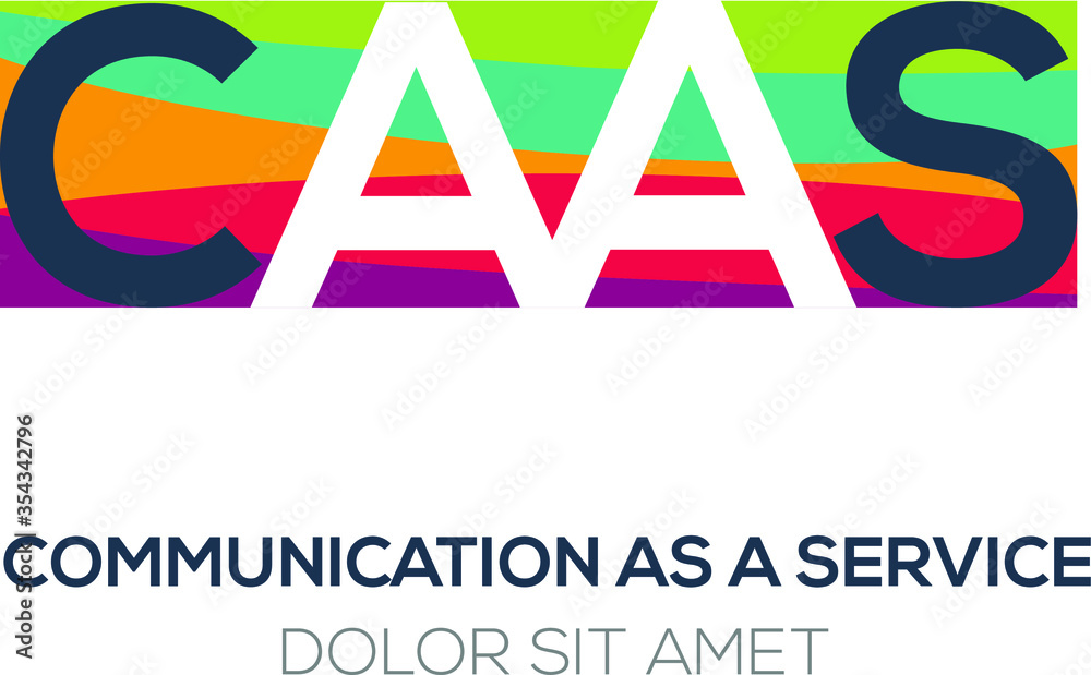 CAAS mean (communication As a service) Word written in search bar ...