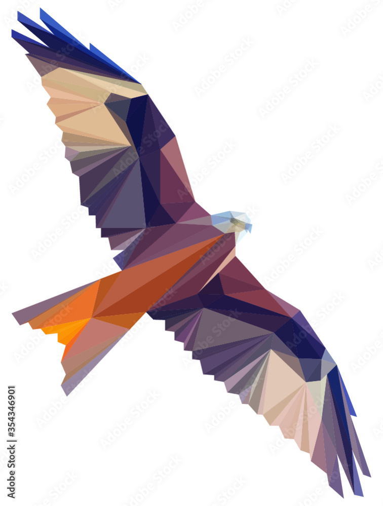 Red Kite Stock Vector | Adobe Stock