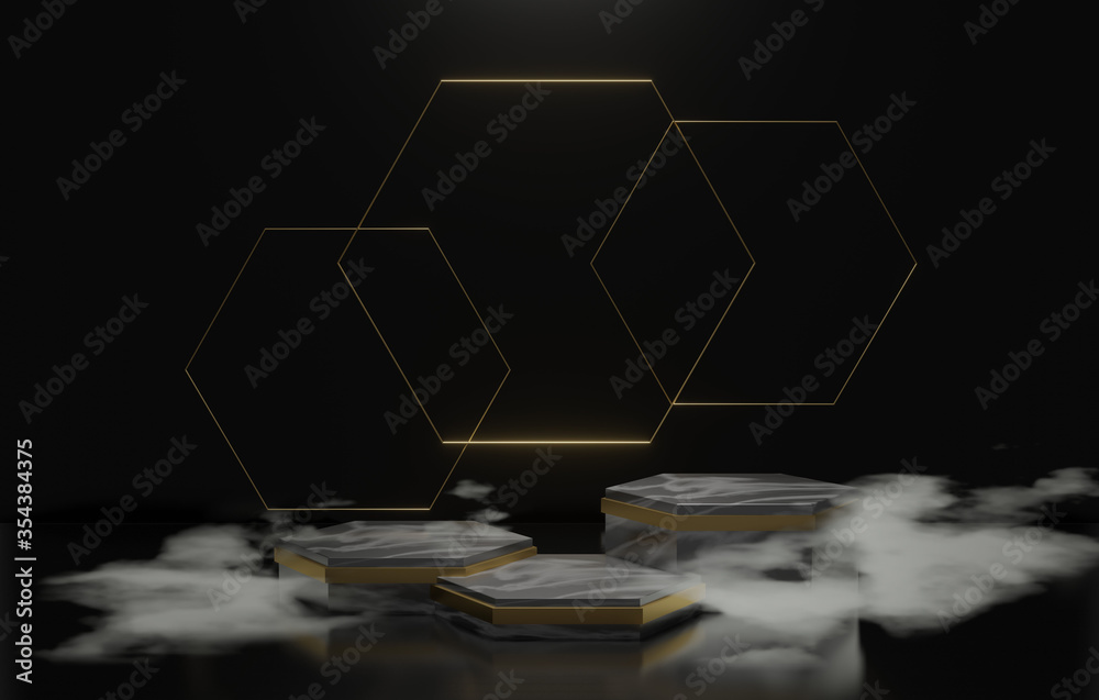 Mock up background/backdrop in minimal modern illustration design of ...