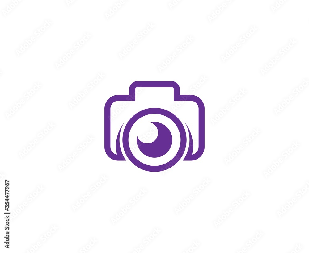 Camera logo Stock Vector | Adobe Stock