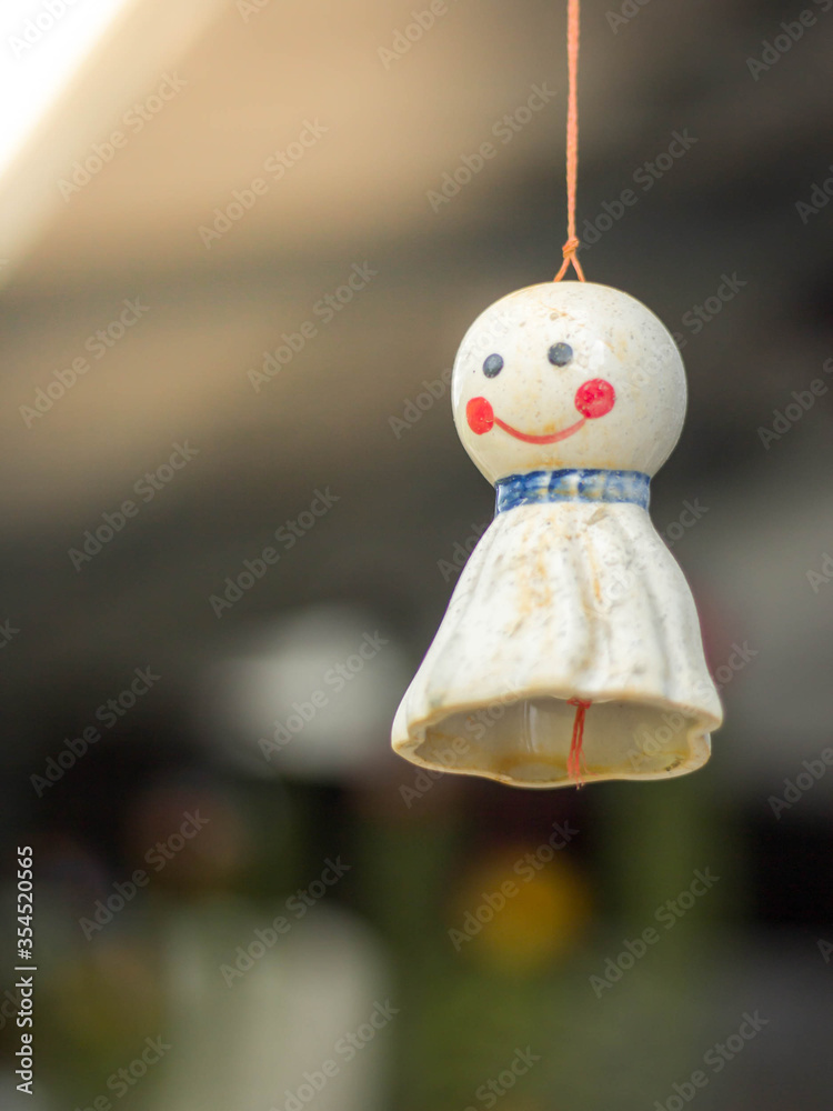 "Teru teru bozu" is a doll made of white cloth, Japanese people pray ...