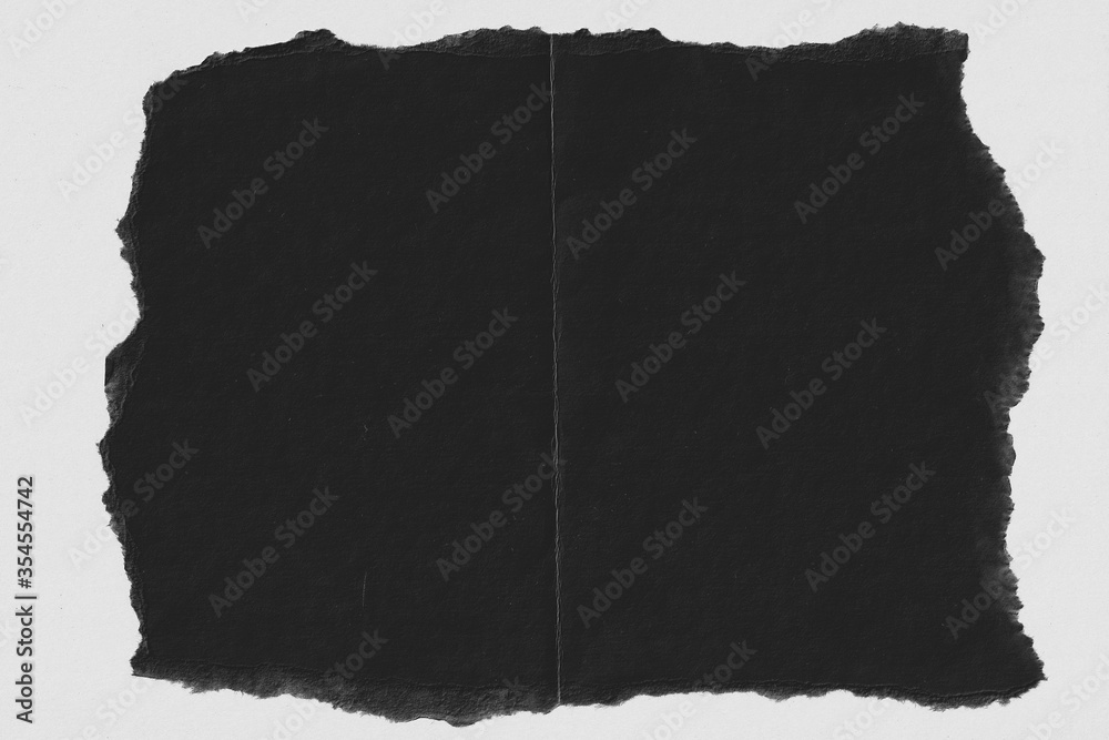 Black torn paper texture Stock Photo | Adobe Stock