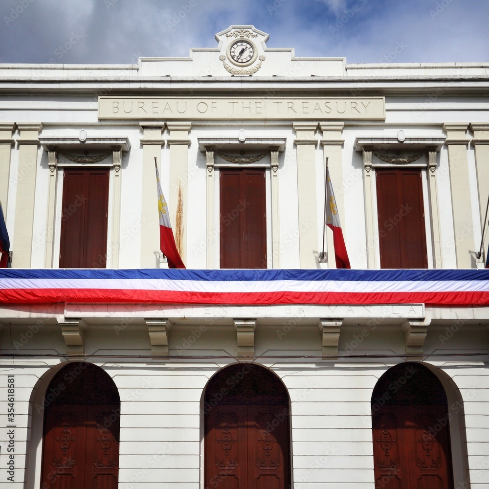 Manila Bureau of Treasury in Philippines Stock Photo | Adobe Stock